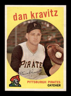 1959 Topps Baseball #536 Dan Kravitz Pittsburgh Pirates | eBay