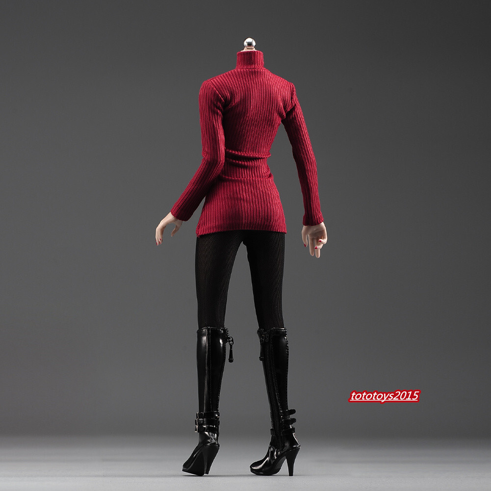 1:6 Ada Wong Sweater Stockings Boots Clothes Set F 12" Female Action ...