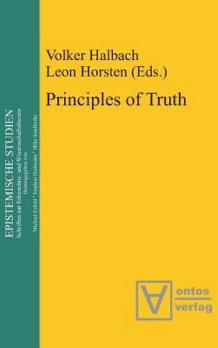 Epistemische Studien / Epistemic Studies: Principles of Truth by Leon ...