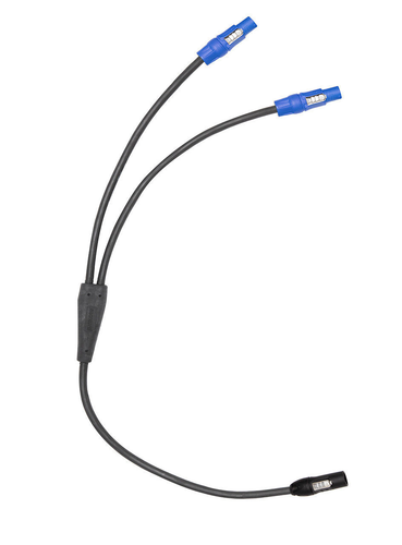 Power Y Cable 1 True1 Male to Fanout 2 PowerCon A Blue Connectors 12 ...