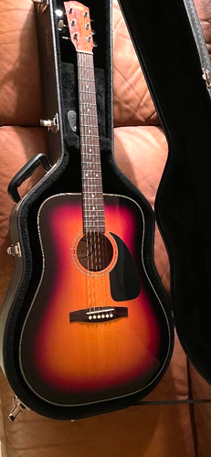 SQUIER by Fender Acoustic Guitar SD-6 (DG-6) With Hard Case | eBay