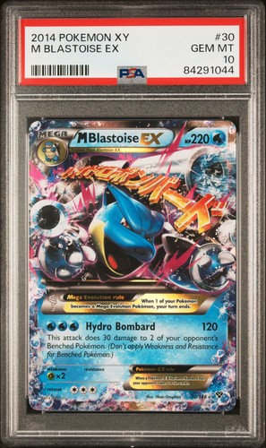 2014 POKEMON XY #30 M BLASTOISE EX PSA 10 | eBay