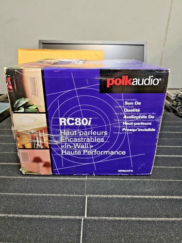 Polk Audio RC80i Pair 8" 2-Way In-Ceiling Speakers | eBay