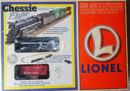 Vtg. 1997 Lionel Chessie Flyer Ready To Run O-27 Guage Electric Train ...