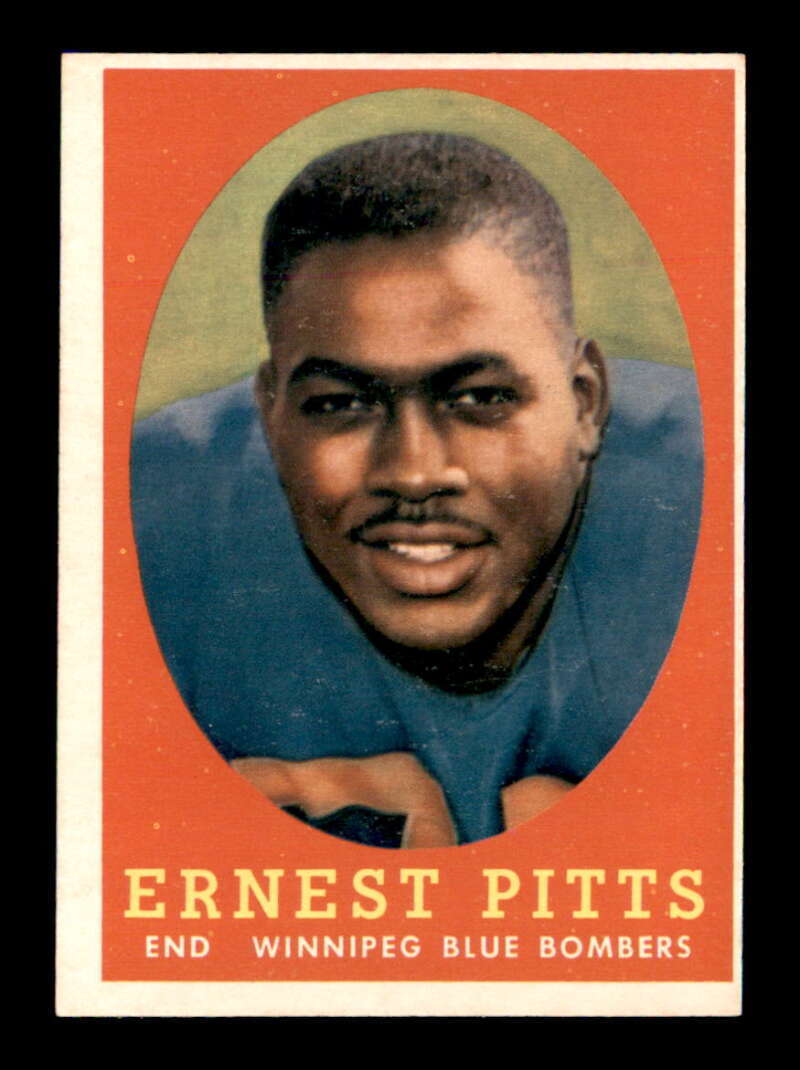 1958 Topps CFL #78 Ernie Pitts RC EXMT X3197466 | eBay