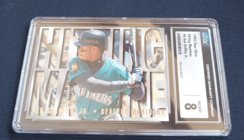 1995 Fleer Ultra Hitting Machine Insert Ken Griffey Jr Grade CGC CSG 8 ...