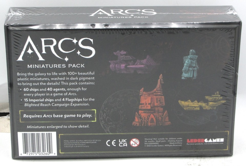Arcs LED06002 Miniatures Pack (Accessory) Leder Games Ships & Agents ...