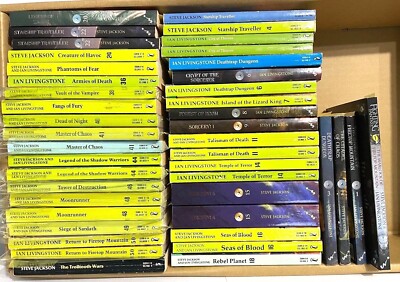 FF GameBooks Fighting Fantasy GameBooks Novels Steve Jackson's Sorcery ...