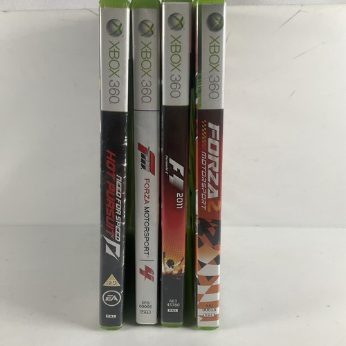 Xbox 360 Racing Bundle - F1 2011, Forza Motor Sport 2 + 4 And Need For ...