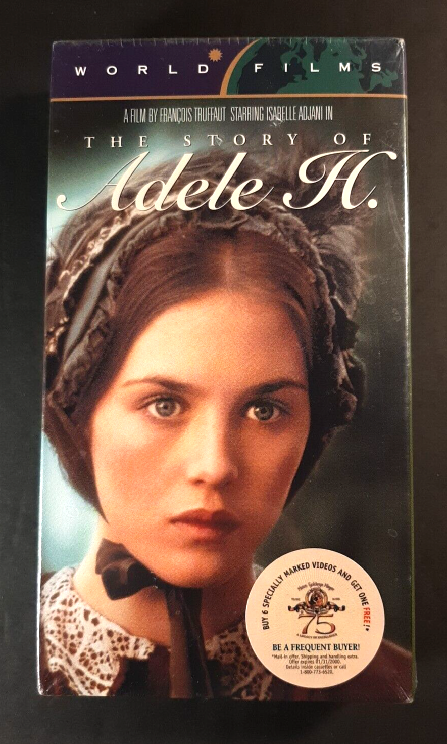 The Story of Adele H WORLD Films PG VHS Tape New Sealed 1999 MGM Award ...