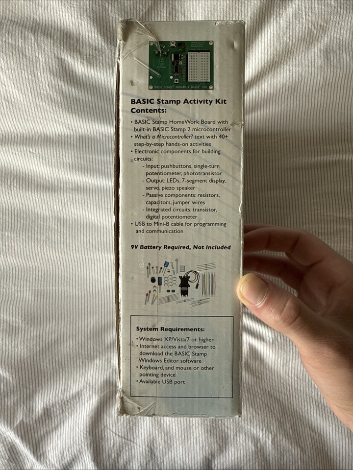 Parallax Basic Stamp Activity Kit #90005 Microcontroller **Read** | eBay
