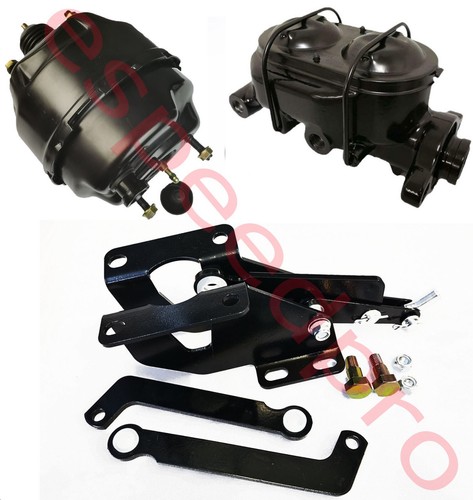8" Dual Power Brake Booster Kit for Mopar Chrysler Dodge Fullsize Cars ...