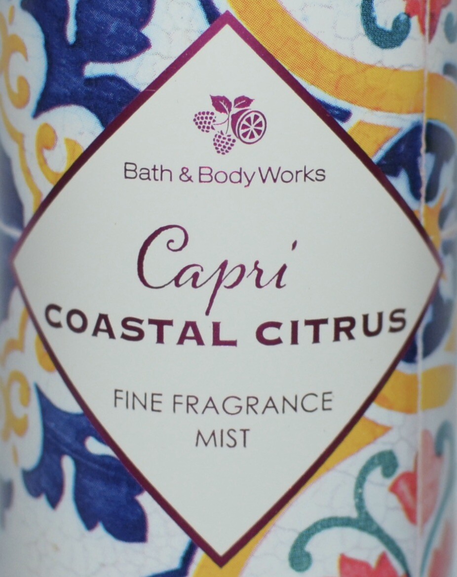 1 BATH & BODY WORKS CAPRI COASTAL CITRUS FINE FRAGRANCE MIST SPRAY 8 OZ ...