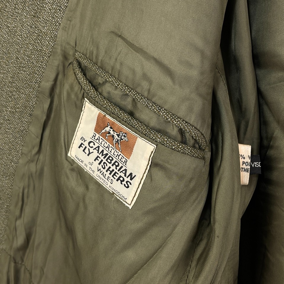 Ratcatcher Keepers Tweed Jacket Mens 42L Green Country Hacking Shooting ...