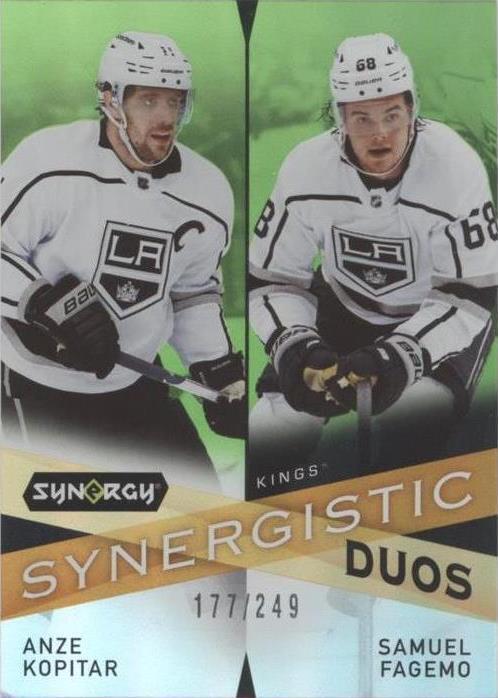 2022-23 Upper Deck Synergy - Synergistic Duos Star-Rookie Anze Kopitar ...