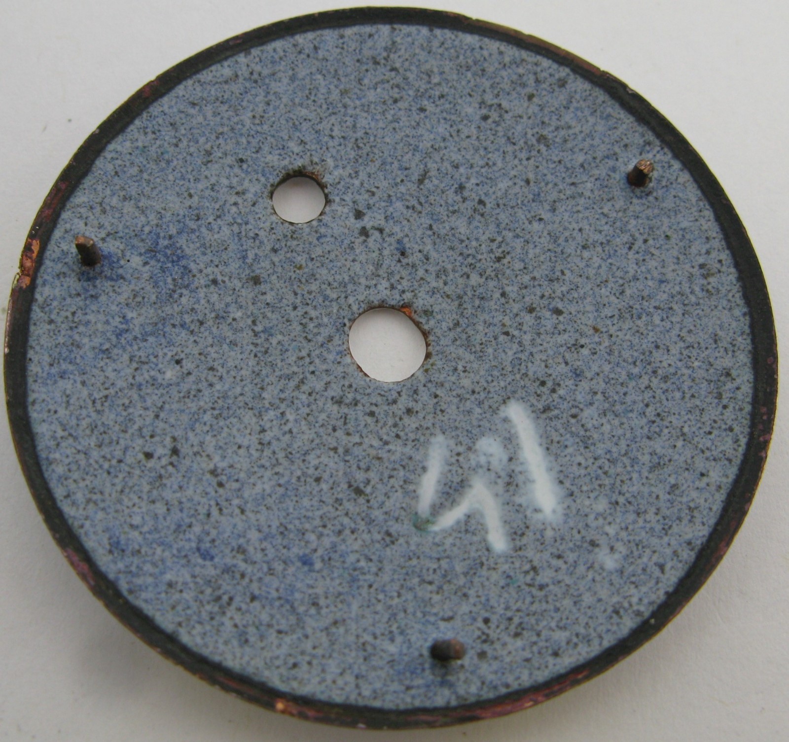 French porcelain Watch Dial 45.8 mm with calendar chain fusee from 19 ...