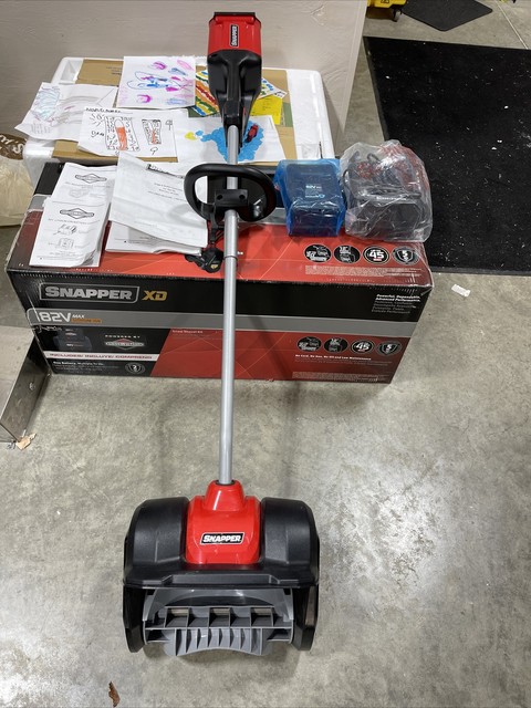 Snapper Electric Snow Blower Shovel Cordless 12 Inch 82 Volt Max ...