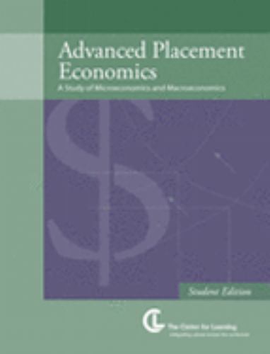 Advanced Placement Economics : Curriculum Unit by Center for Learning ...