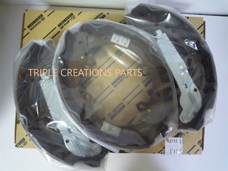 04495-0K120 Genuine Toyota Shoe Kit Rear Brake 044950K120 OEM | eBay