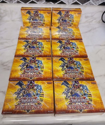 10X Boxes Yugioh TCG Retro Pack Box Mini Box 2024 English Sealed New 40 ...