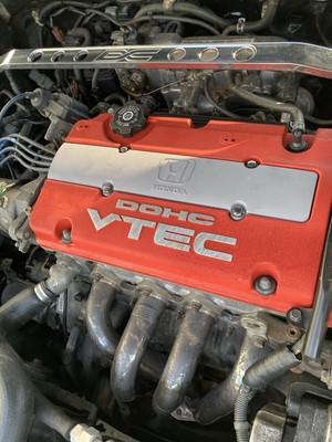 pre owned 97-01 honda prelude upper rear dc tower brace strut bar | eBay