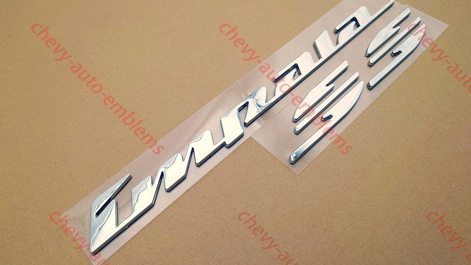 2pcs Chrome Fits 1994-1996 Impala Ss Emblems Rear Quarter Panel 3D ...