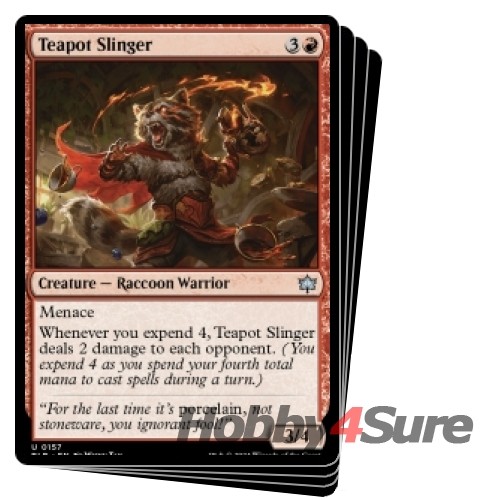 Teapot Slinger X4 M/NM Magic: The Gathering MTG Bloomburrow | eBay