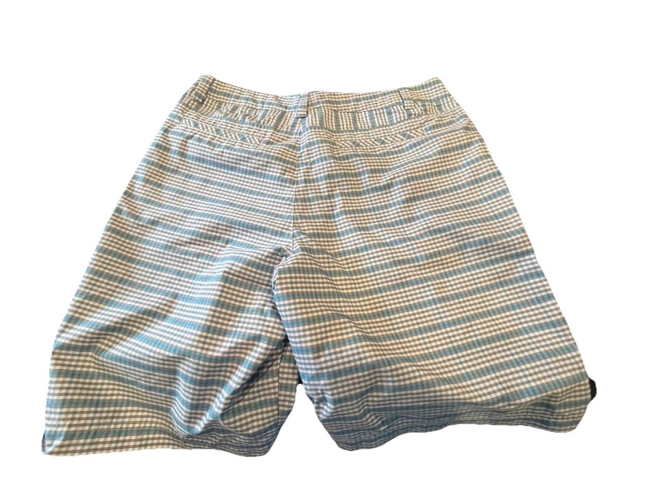 PUMA Men's Golf Shorts Size 34w Plaid Tech Dry Cell Blue/Gray/ | eBay