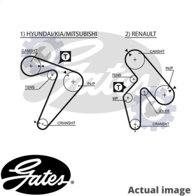 NEW TIMING BELT FOR MITSUBISHI,RENAULT,HYUNDAI,KIA 4D56,4D56 T,4D56 TD ...