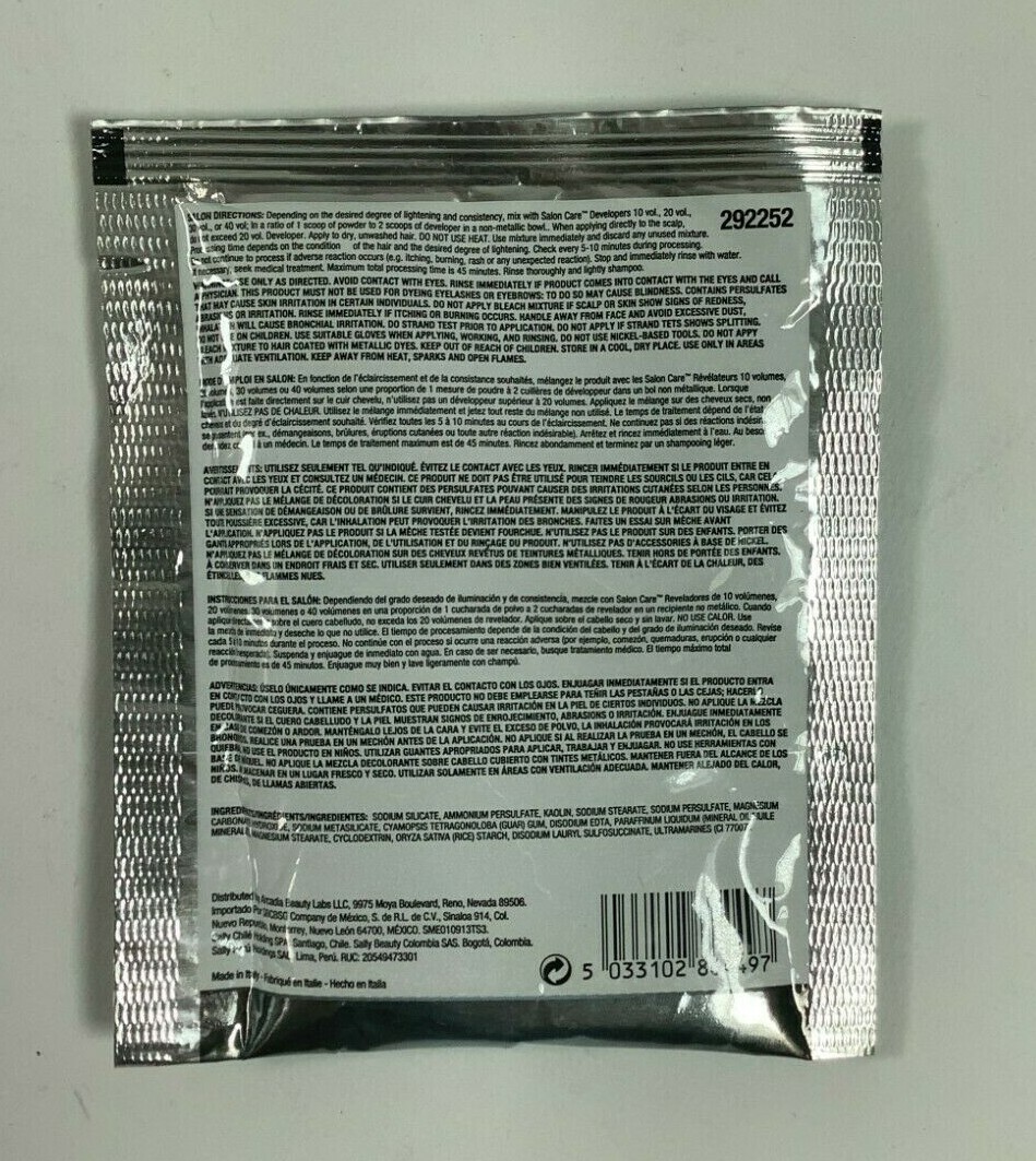 Salon Care Blue Flash Powder Lightener 1 oz. NEW! | eBay