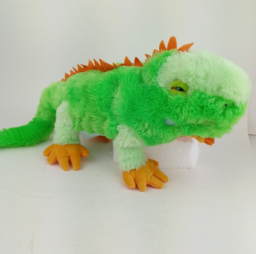 Manhattan Toy Plush Puppet Green Lizard Dragon Chameleon 22" RARE ...