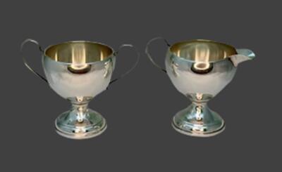 Preisner Sterling Silver Creamer & Sugar | eBay