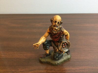 Fontanini Nativity Italy Depose Spider #129 EZRA Egg Seller Merchant ...