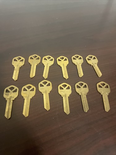 The Taylor Line KW1/54KS blank Brass keys Lot Of 12 | eBay