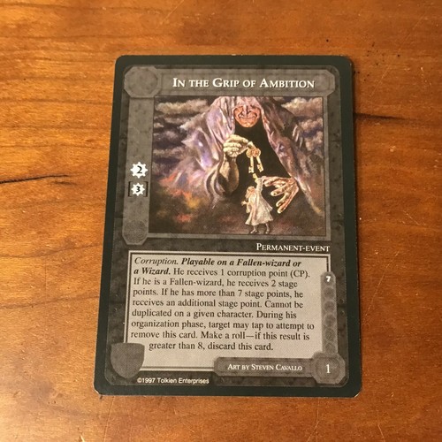 In Grip of Ambition - The White Hand - Middle Earth CCG - MECCG Black ...