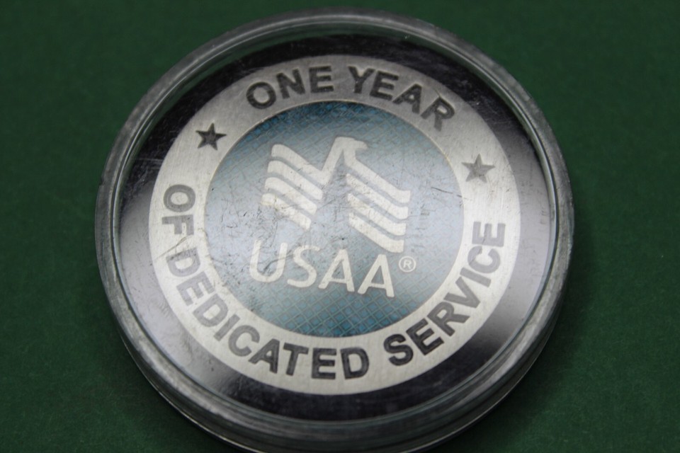 TOKEN-MEDAL-USAA-ONE YEAR OF SERVICE | eBay