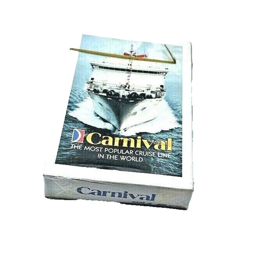 New Sealed Carnival Cruise Line Deck of Playing Cards Poker Solitaire ...