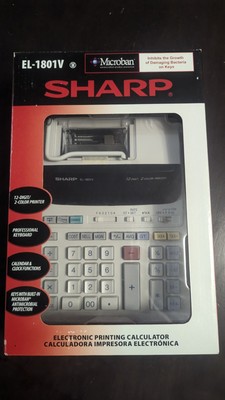 Sharp EL-1801V Printing Calculator | eBay