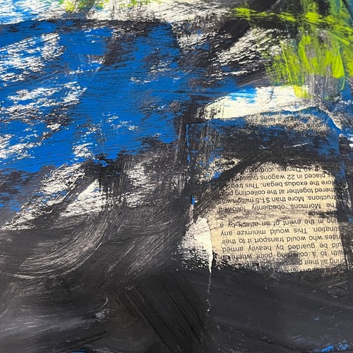 Original Mixed Media Abstract Art Painting 18x24 “Gradual Autonomy ...