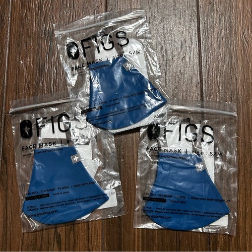 FIGS 3 Pack FIONx Core Protective Face Mask Dark Teal Gray Strap S/M ...