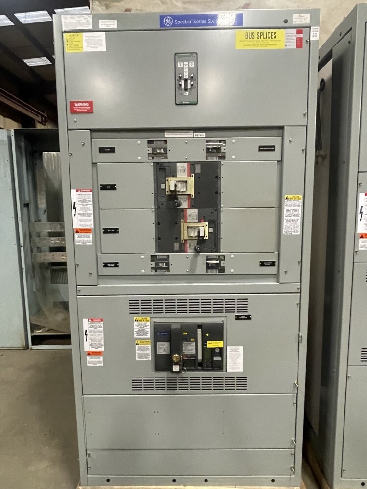 General Electric Spectra 1600 Amp 480 Volt Switchboard Electrically ...