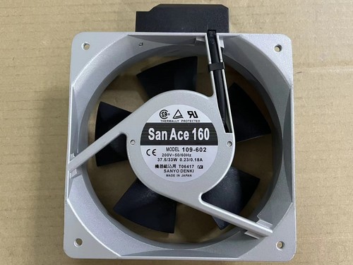 For sanyo denki 109-602 fan 200v fan 37.5w/33w 50/60hz 3 month warranty ...
