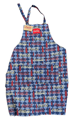Coca Cola Vintage 1999 Blue Chefs Apron NWT | eBay