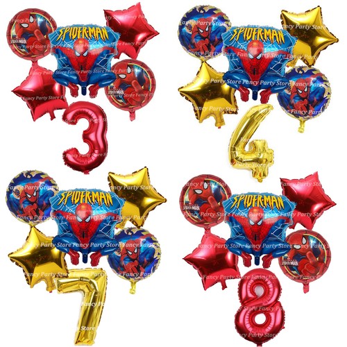 Spiderman Balloons Superheroes Balloons Party Decoration Spiderman ...