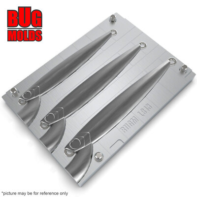 Fishing Sinker Mold Aluminium Fishing Mold Lure making Lead Molds ...