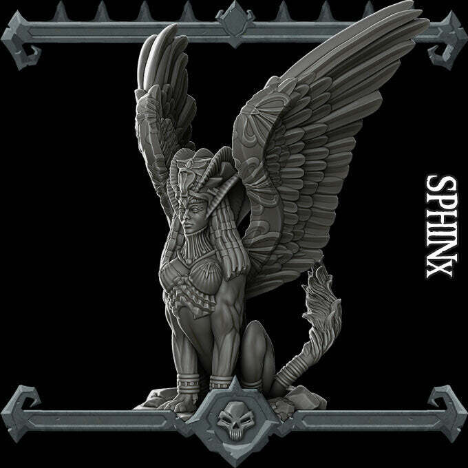 Sphinx | Miniature for Tabletop games like D&D and War Gaming | eBay