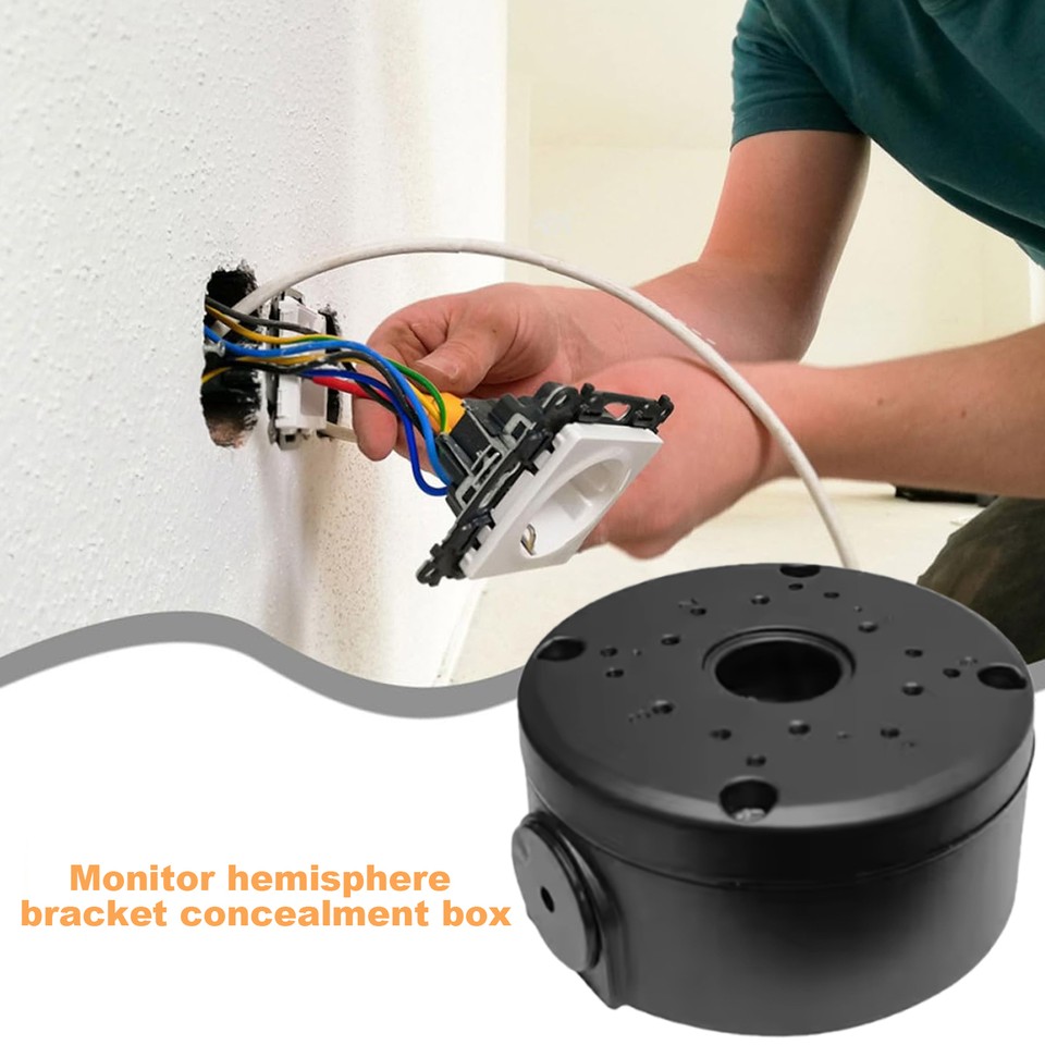 Camera Junction Box Security Camera Bracket Outdoor Hide Cable ...