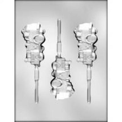FIRE TRUCK LOLLIPOP CHOCOLATE CANDY MOLD DIY PARTY FAVORS FIREMAN ...