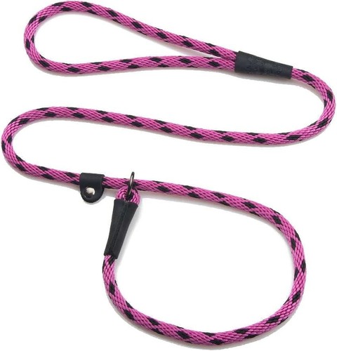 Mendota Pet Slip Leash - Dog Lead and 3/8 in x 4 ft, Black Ice ...
