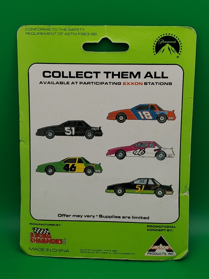 Rowdy Burns #51 Exxon Days Of Thunder 1990 Chevrolet Lumina Racing ...